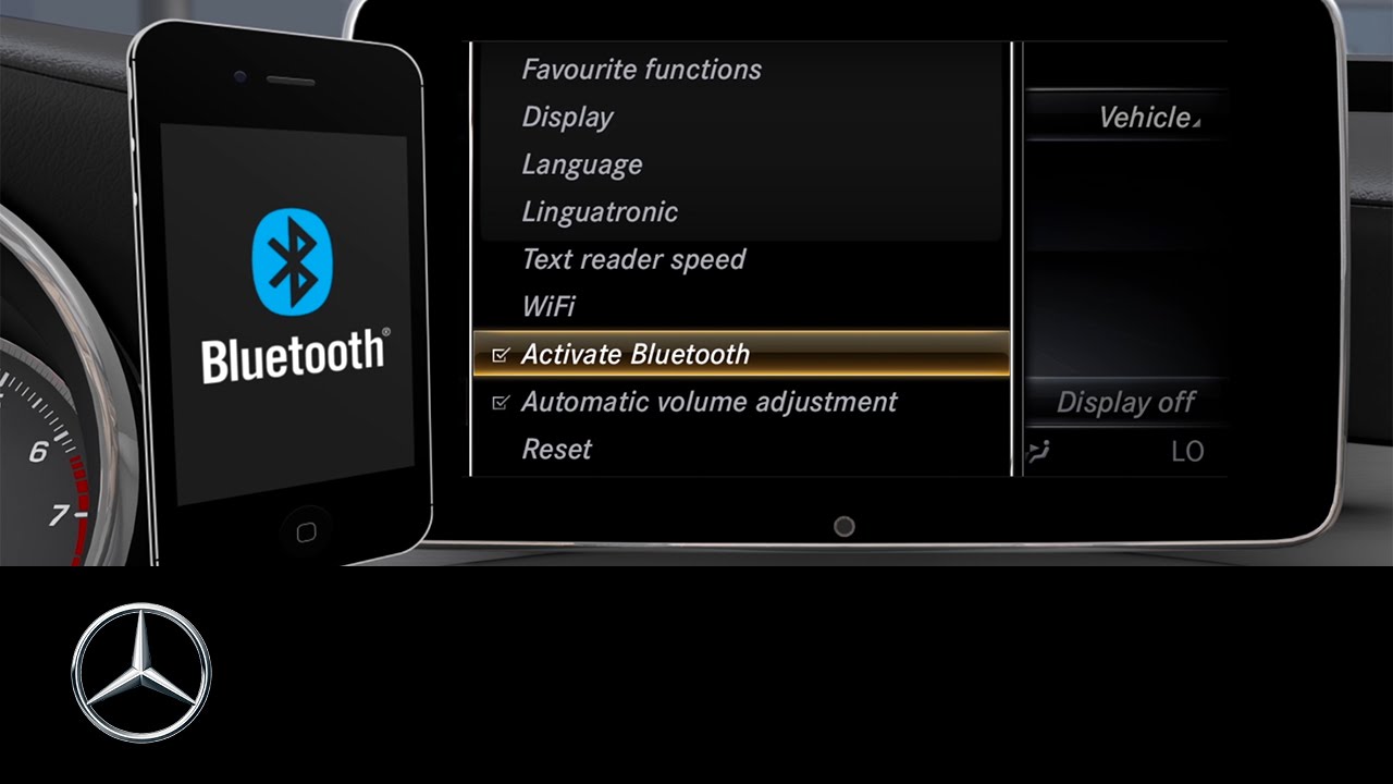 How To Connect Your Smartphone Via Bluetooth Mercedes Me YouTube