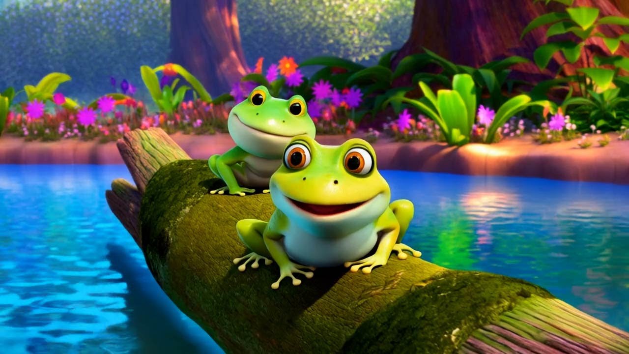 3D Five Little Speckled Frogs: A Ribbiting Sing-Along Adventure! - YouTube