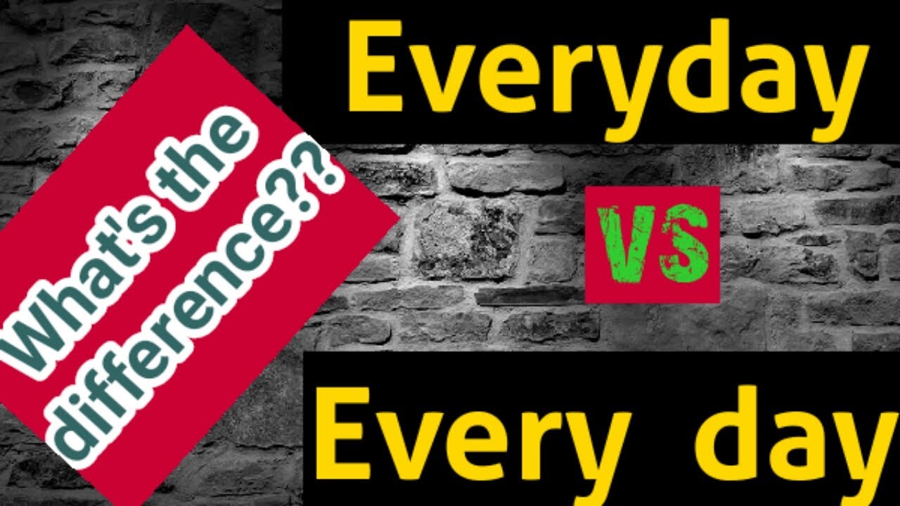 #Ali'sTutorial. Every day vs Everyday in English - What is the ...