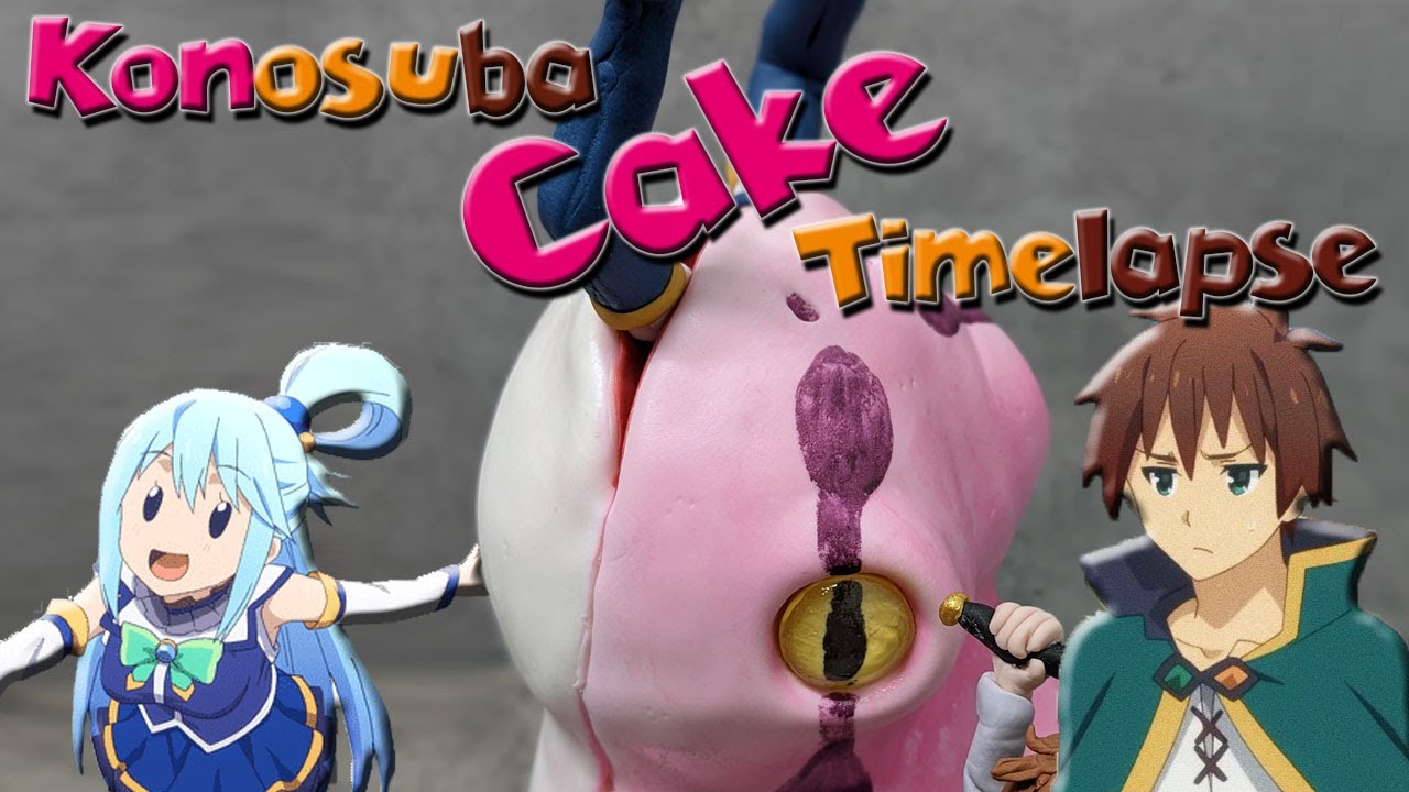 I sculpted a frog cake from the anime Konosuba! - YouTube