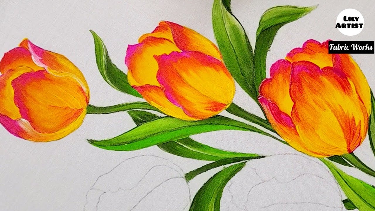 Painting a Gorgeous Tulip: Get Ready to be Blown Away! - YouTube
