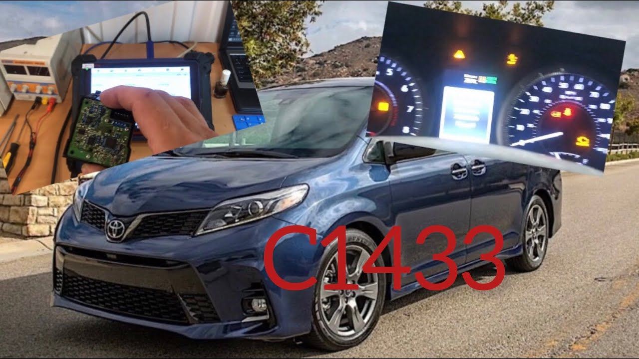 Toyota Sienna 2019 / ошибка C1433 - YouTube
