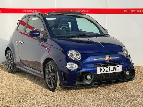 Abarth 595c blue - YouTube
