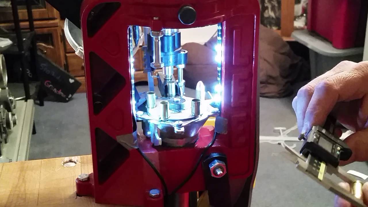 Reloading 9mm with a Lee load master - YouTube