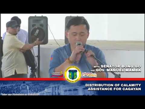 LIVE: Senator Bong Go with Gov Manuel Mamba - YouTube