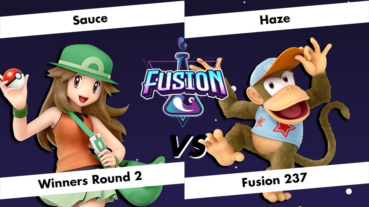 Fusion # 237 - Sauce (Pokemon Trainer) vs Haze (Diddy Kong) - Winners Round 2 - YouTube
