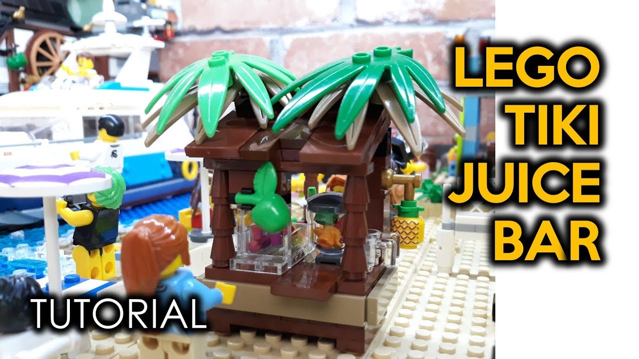 How to Build a LEGO Tiki Juice Bar - YouTube
