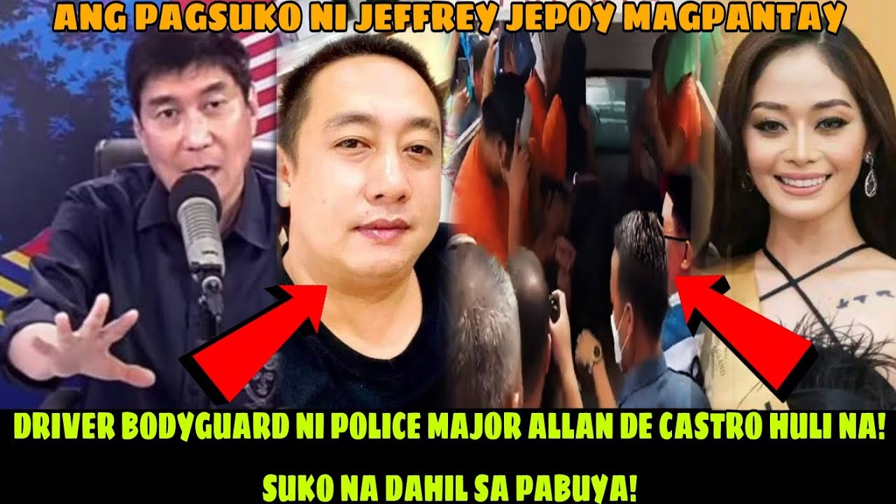 Driver Bodyguard ni Police Major Allan De Castro HULI NA | SUKO NA ...