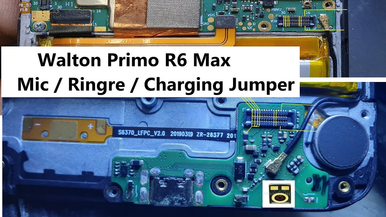 Walton Primo R6 Max Mic / Ringre / Charging Jumper Solution - YouTube
