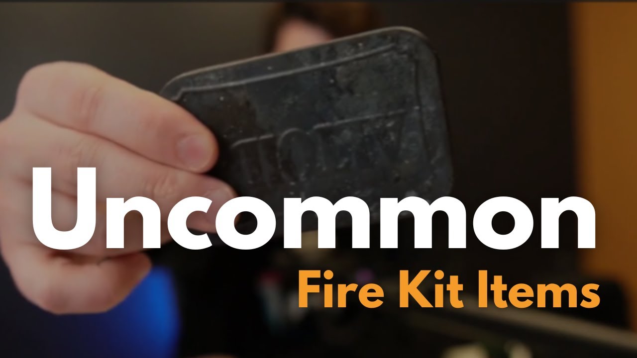 Prepper uncommon fire kit for SHTF - YouTube