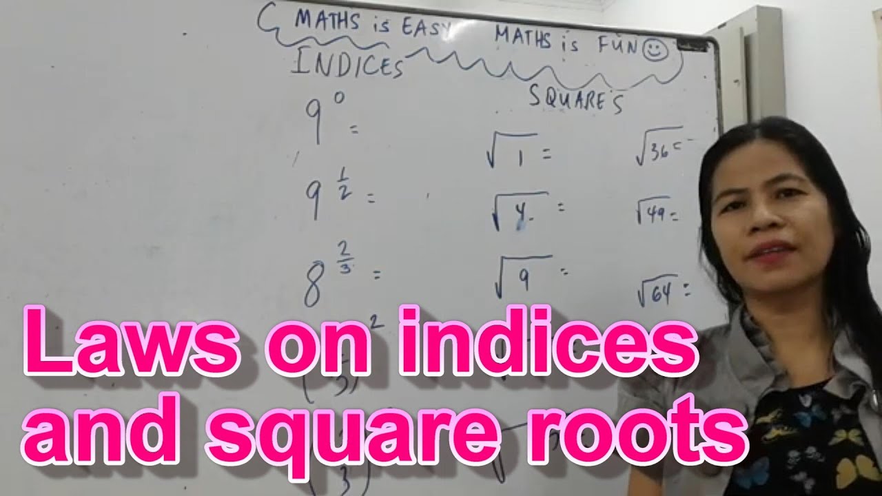 Laws On Indices exponents An Square Roots YouTube laws-on-indices-exponents-an-square-roots-youtube