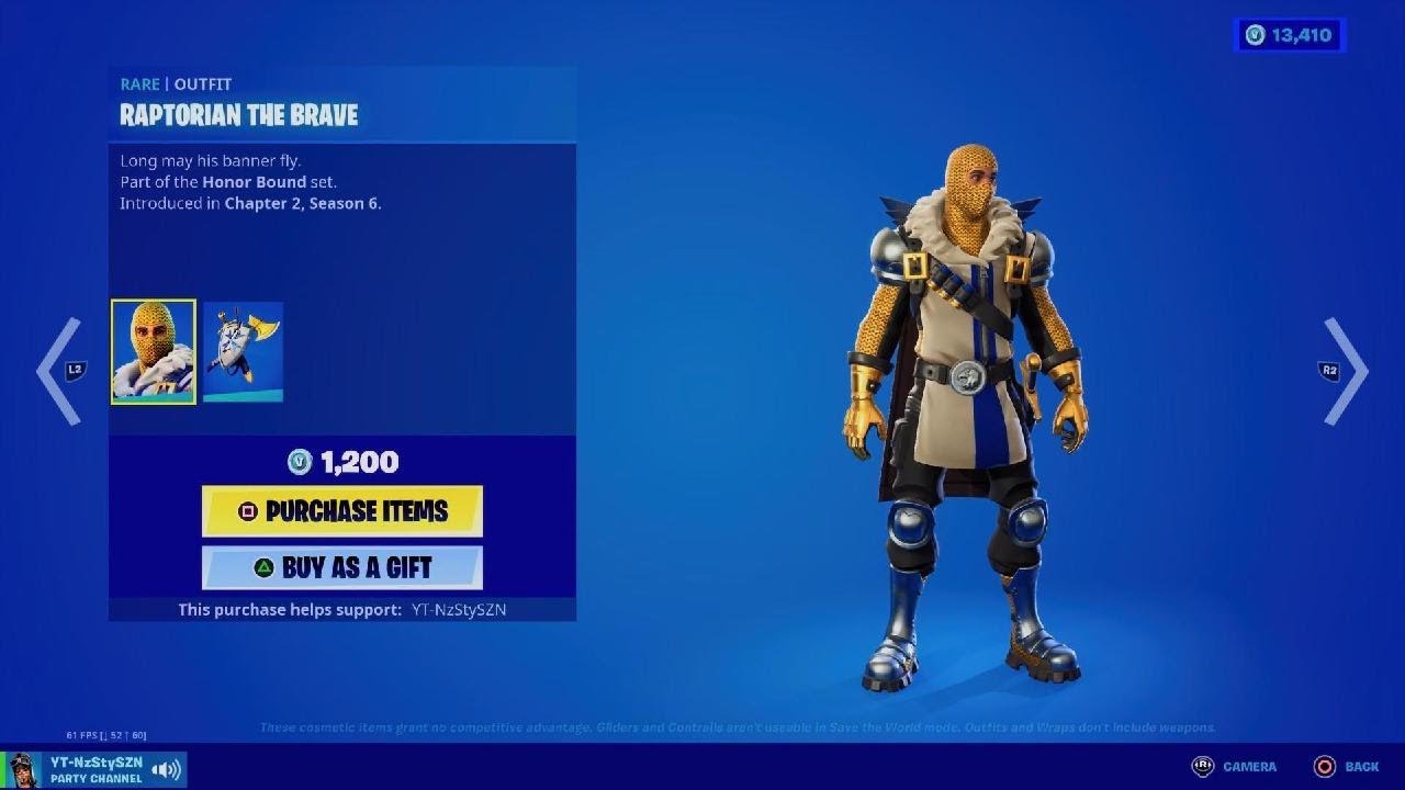 Fortnite Item Shop NEW Raptorian The Brave! 3/5/21 - YouTube