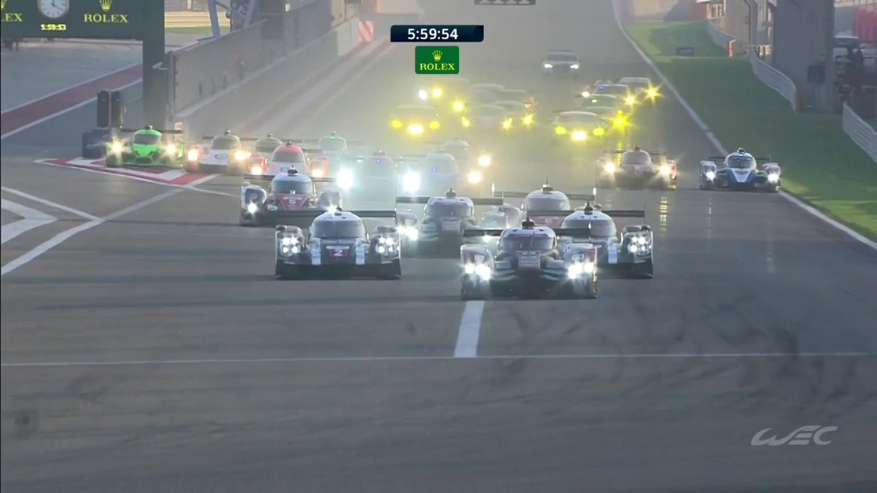 2016 6 Hours of Bahrain Race Start - YouTube