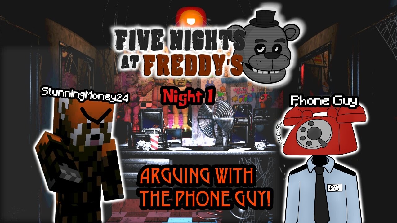 FNAF 1: Night 1 | Arguing With the Phone Guy! - YouTube