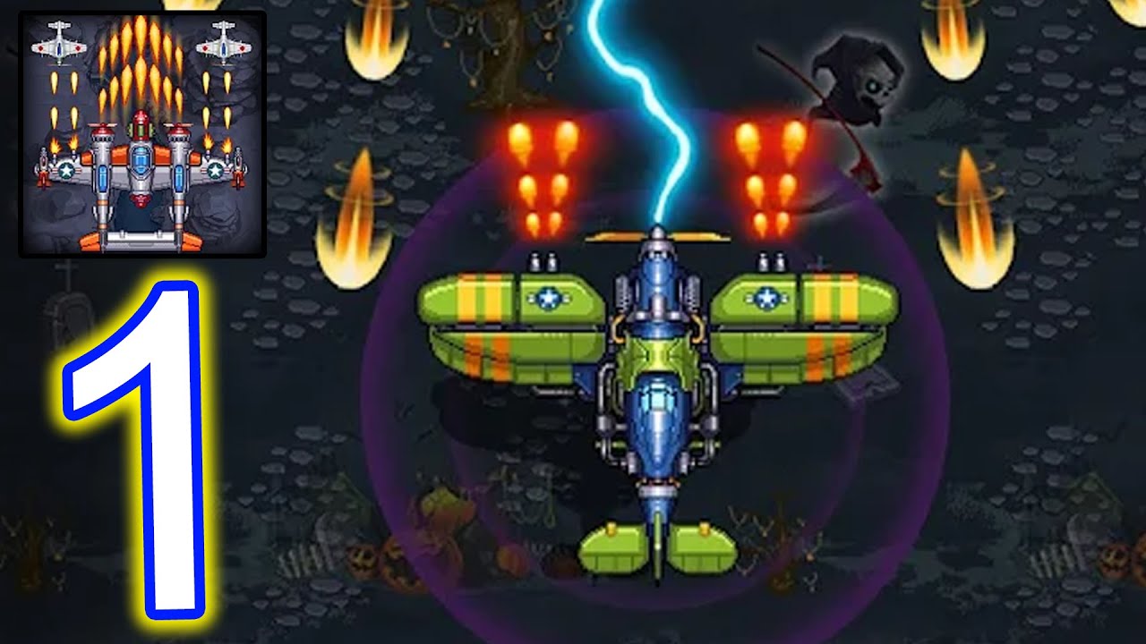 1945 Air Force: Airplane games - Gameplay Walkthrough Part 1 (iOS ...