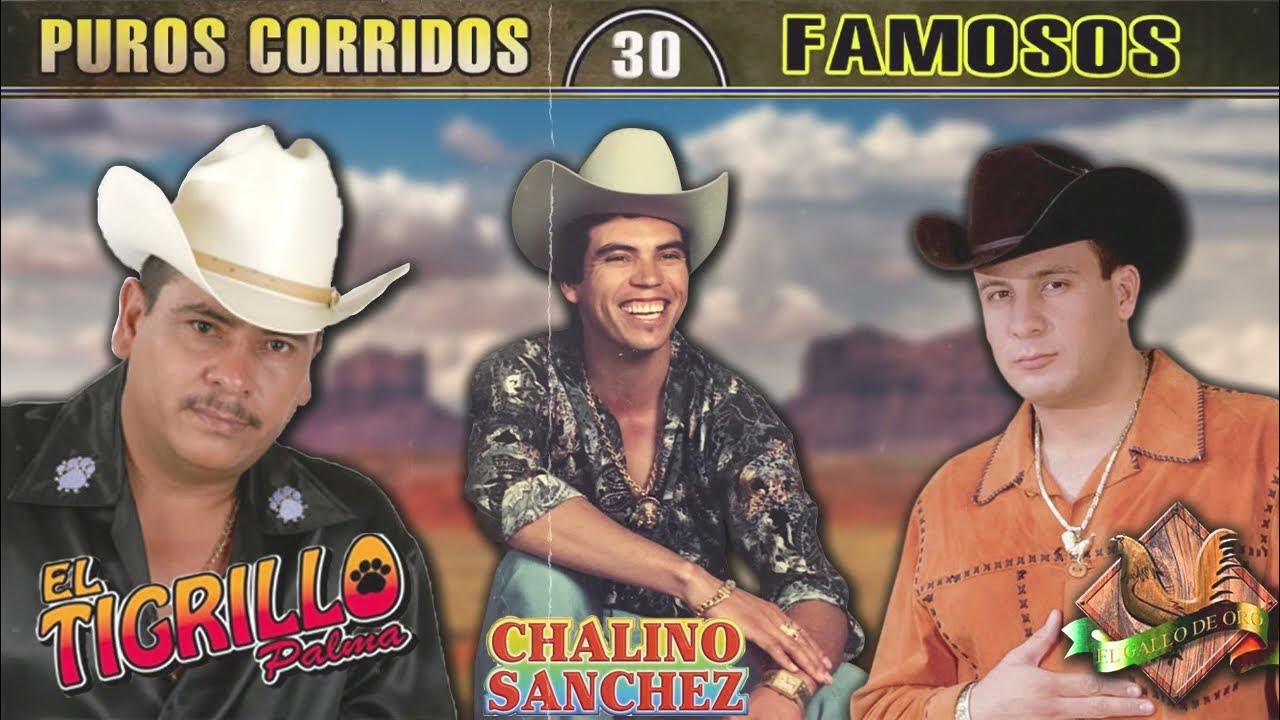 Chalino Sanchez y El Tigrillo Palma y Valentin Elizalde - 30 Exitos De Puros Corridos - YouTube