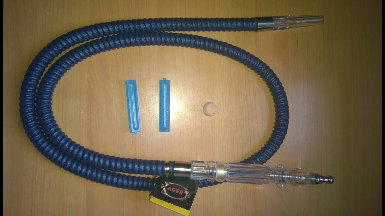 Review La manguera Hielo Ager 65" | Cachimba-Shisha.com - YouTube
