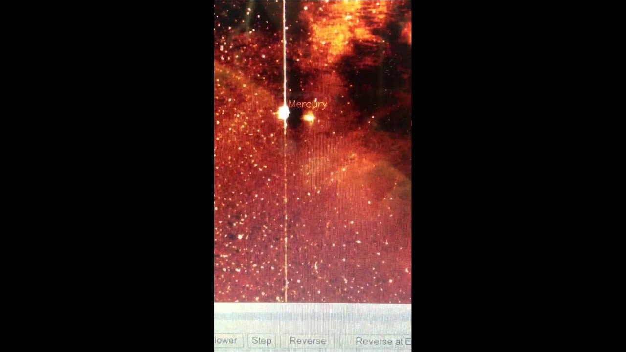 Incredible cloaked alien spaceship next to mercury HD - YouTube