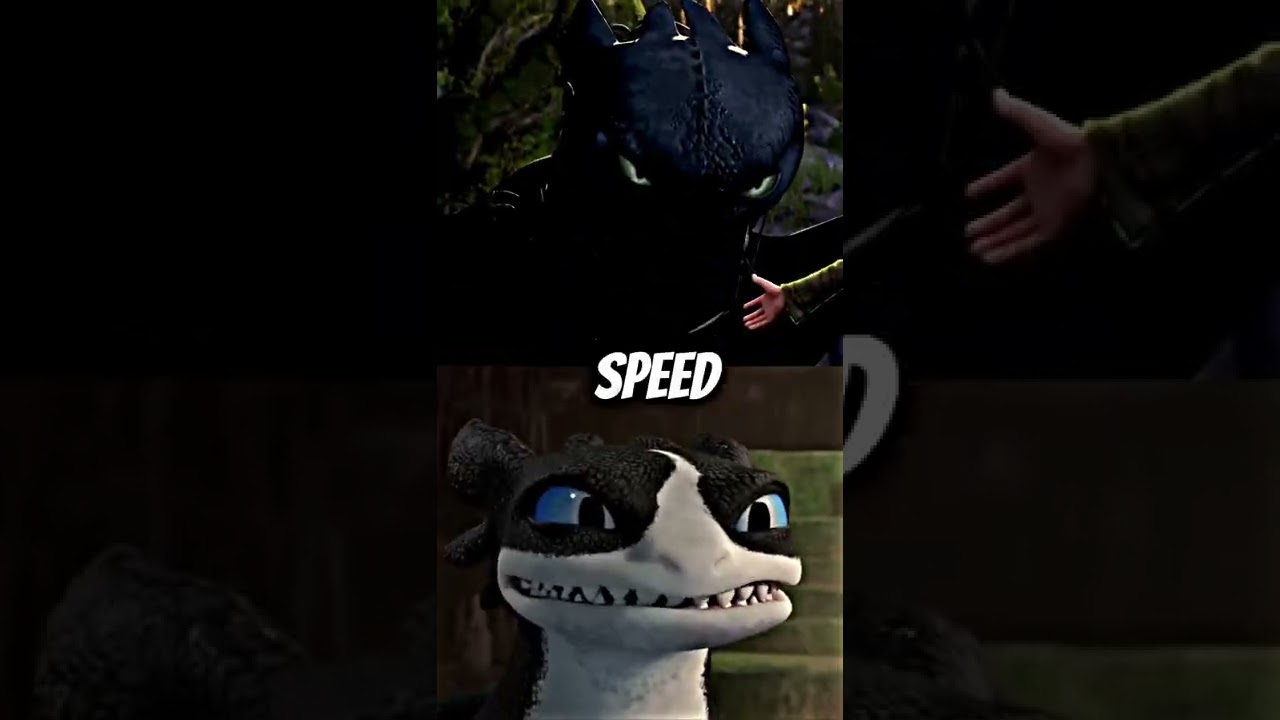 Toothless vs Thunder #howtotrainyourdragon #toothless # ...