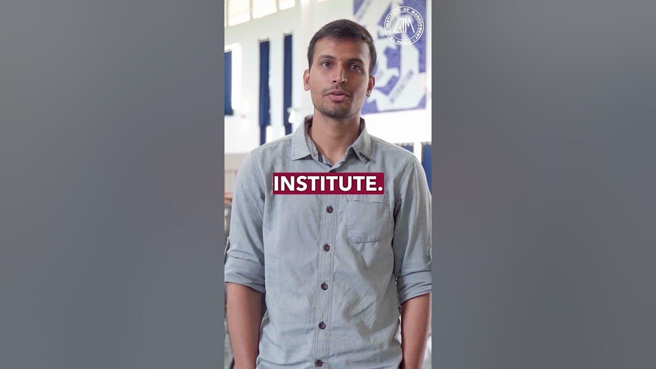 Inspired by Peer Experience | "Why I Chose GIM" featuring Harshit Tiwari, Batch of 2025 - YouTube