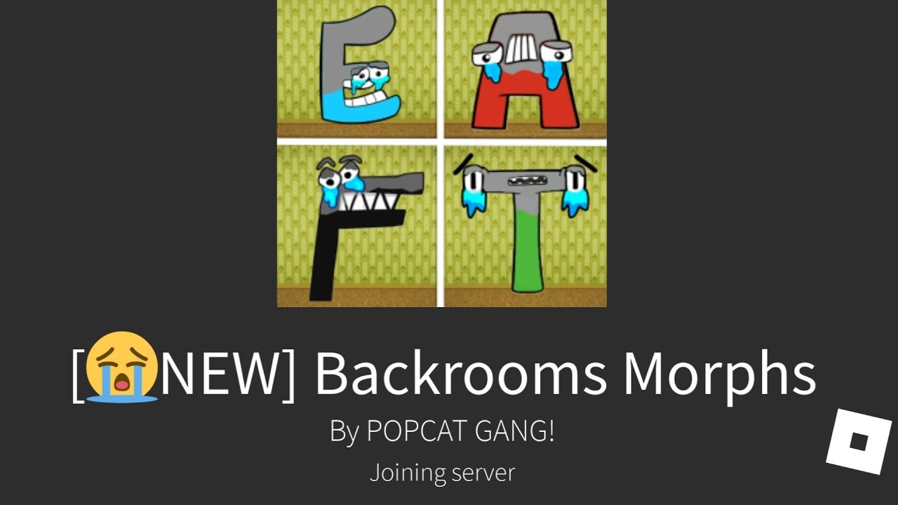 How to find all 5 New Crying Alphabet Lore Morph in Backroom Morphs ...