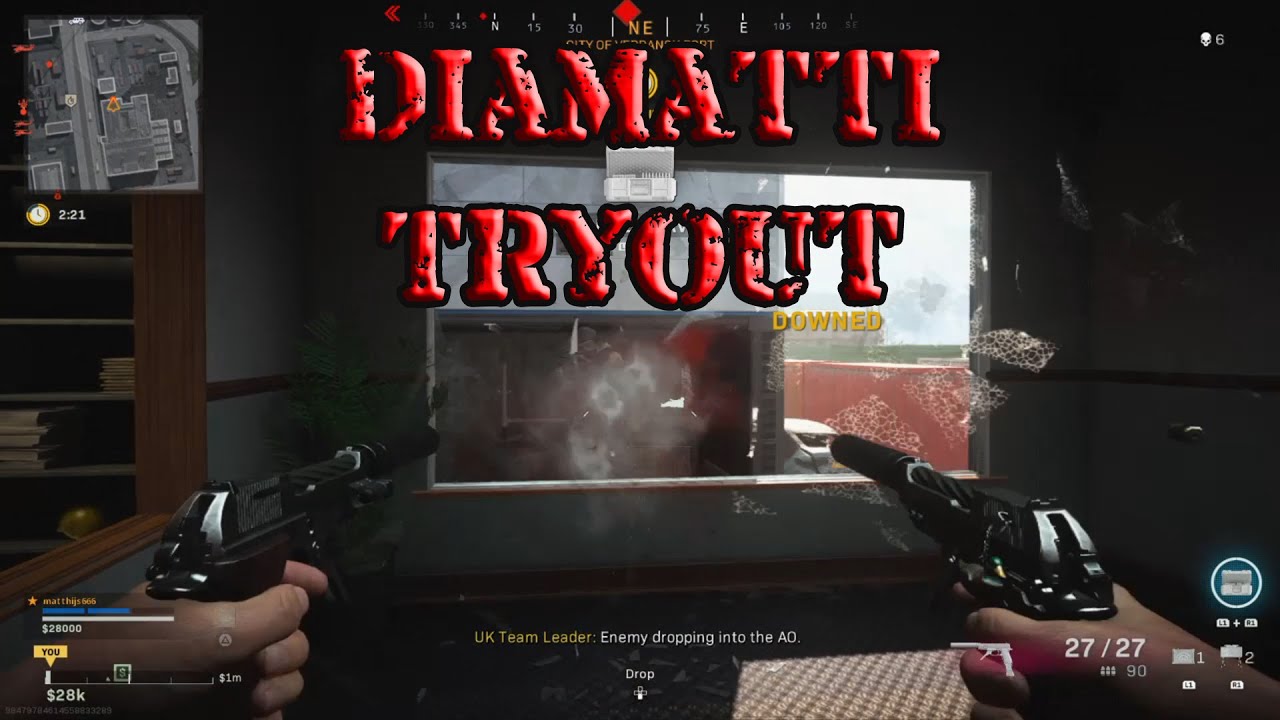 Call of Duty Warzone: Diamatti Tryout. - YouTube