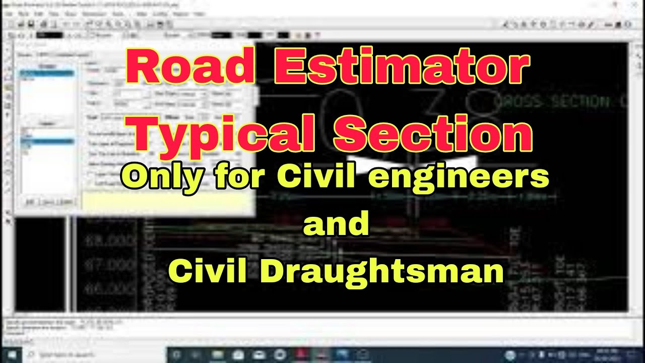 Road Estimator🛤️ Basic knowledge/Lesson-4 🛤️All types of Road Drawing ...