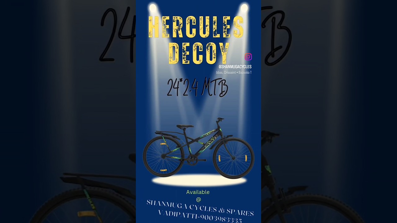 24' MTB 🚴@herculescycles decoy available #hercules #bsa #fittness # ...