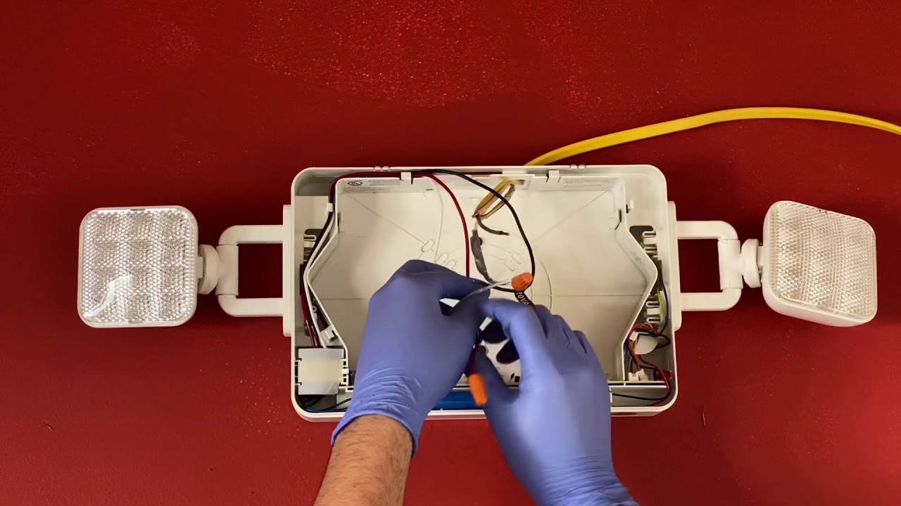 Reinstalling Exit Signs in my room - YouTube