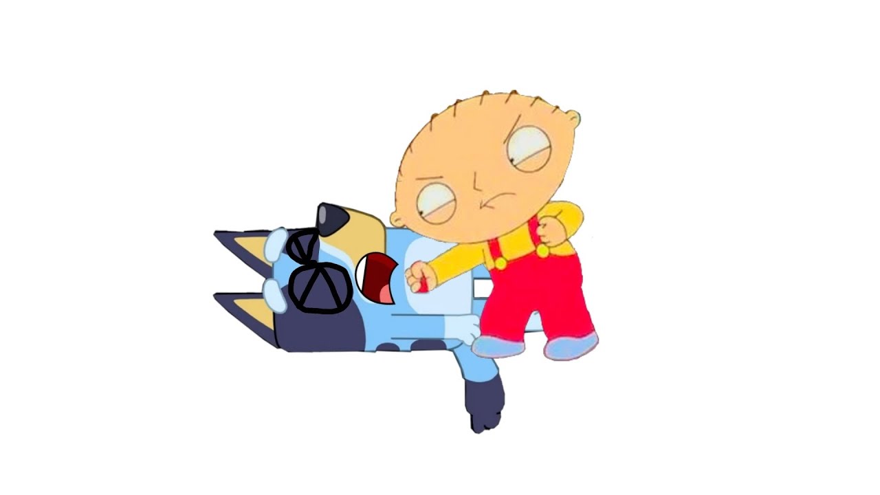 stewie is sick of bluey - YouTube