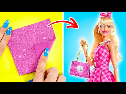 ÇOK ŞİRİN BARBIE TÜYOLARI💞 || 123GO! CHALLENGE Zengin & Fakir Oyuncak Bebek El İşleri ve Aletleri!