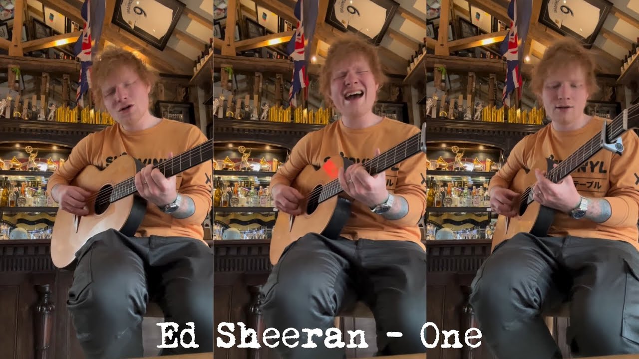 Ed Sheeran - One 💚 Acoustic 2024 - YouTube