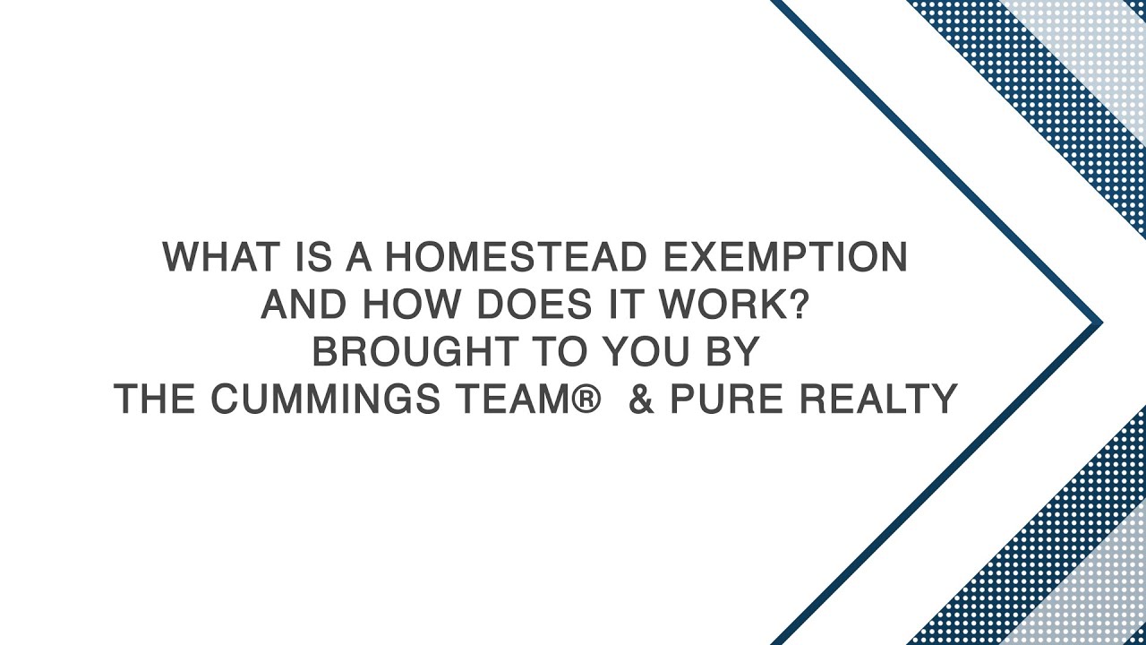 What is a Homestead Exemption featuring Alvin Lankford & Larry Gaddes ...