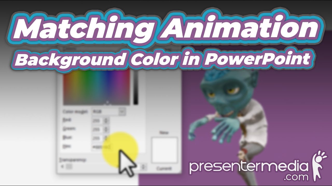 Change an Animations Background Color and Match it in PowerPoint for ...
