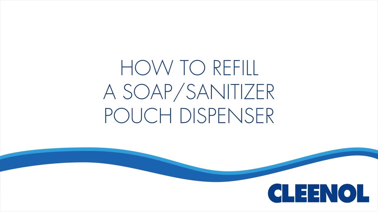 How to Refill A Soap & Sanitizer Pouch Dispenser - YouTube