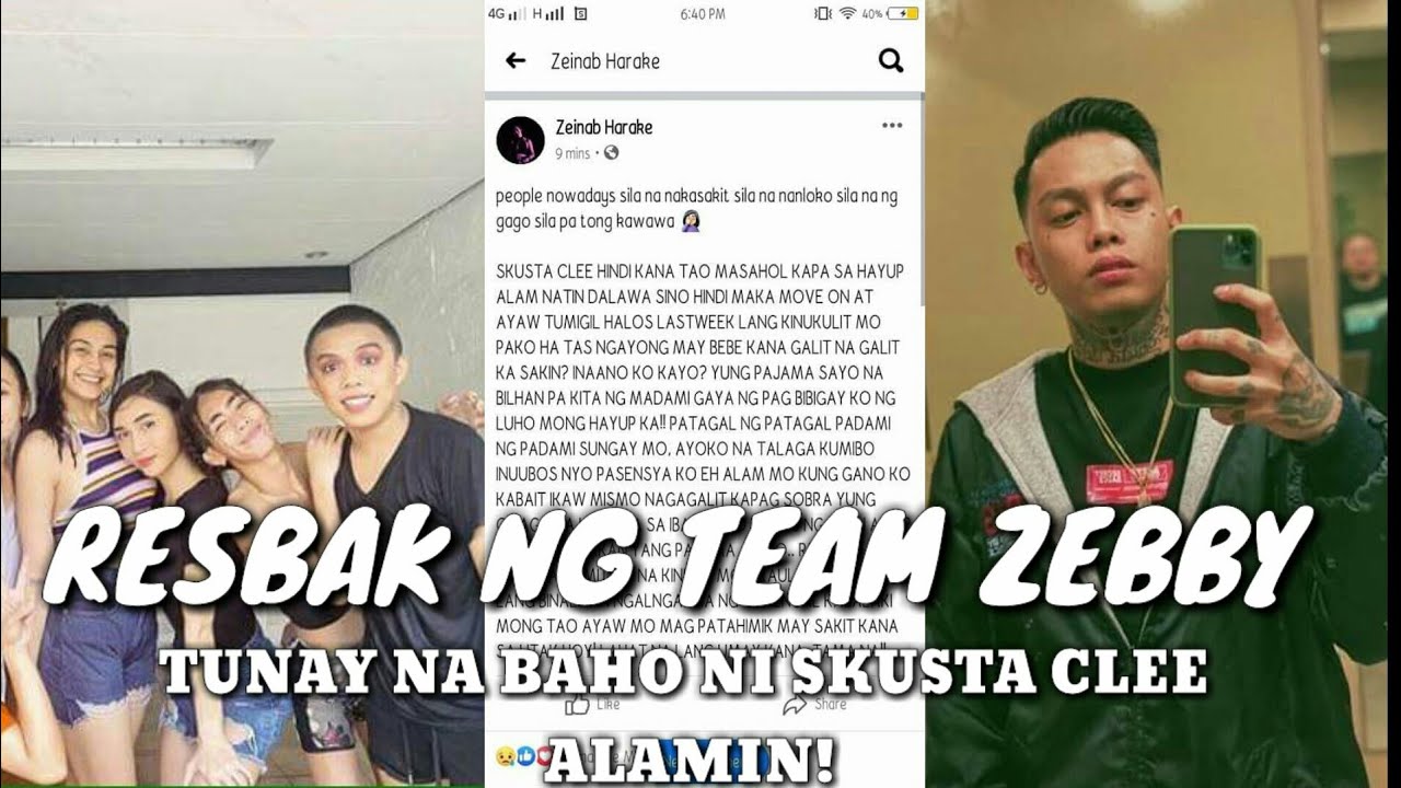 RESBAK NG TEAM ZEBBY PARA KAY SKUSTA (ZEINAB HARAKE NILABAS ANG BAHO NI ...