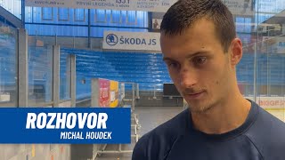 Michal Houdek po přípravném utkání s KooKoo Hockey by @HC Škoda Plzeň ...