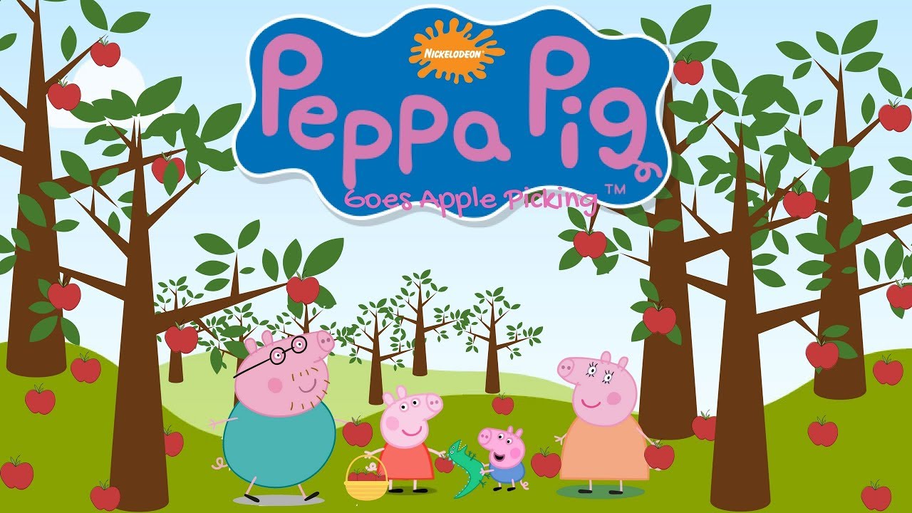 Peppa Pig Peppa Goes Apple Picking - YouTube