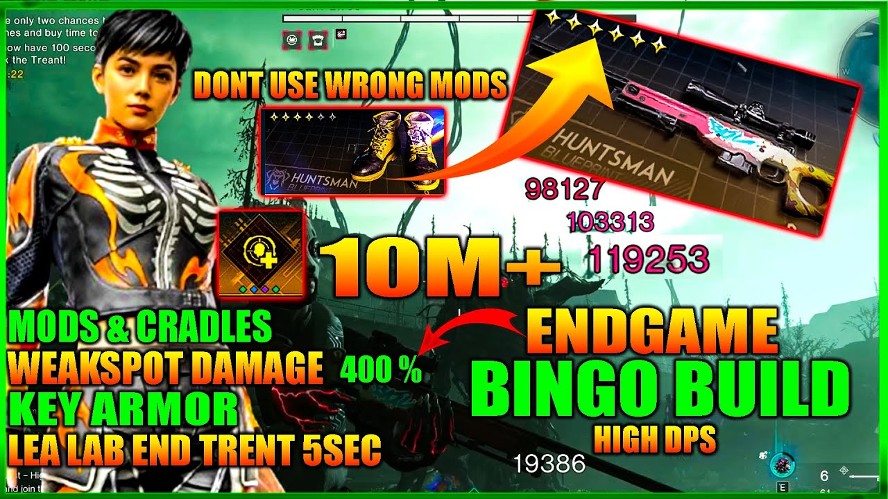ONCE HUMAN ENDGAME AWS 338 BINGO BUILD BEST BRUTAL SNIPER BUILD HIGH ...