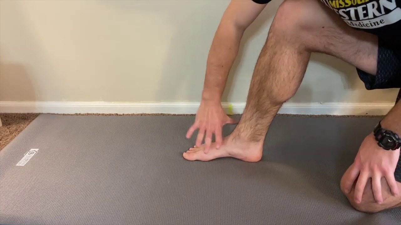 Ankle DF Self Mobilizations - YouTube