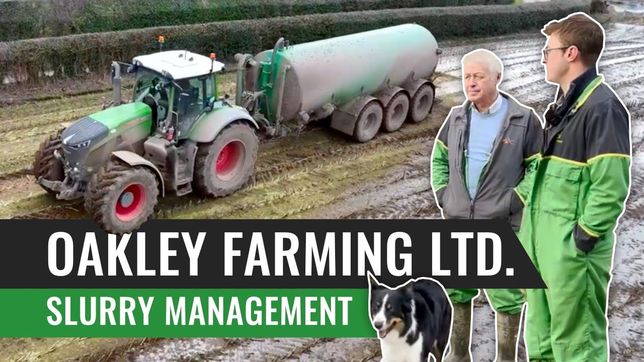 Slurry Management on a Large Scale Dairy - Oakley Farming Ltd. UK - YouTube