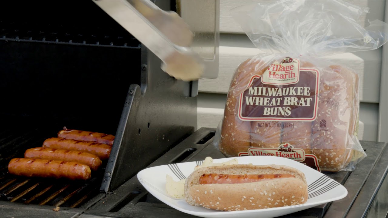 Wheat Brat Buns For Your Cookout - YouTube