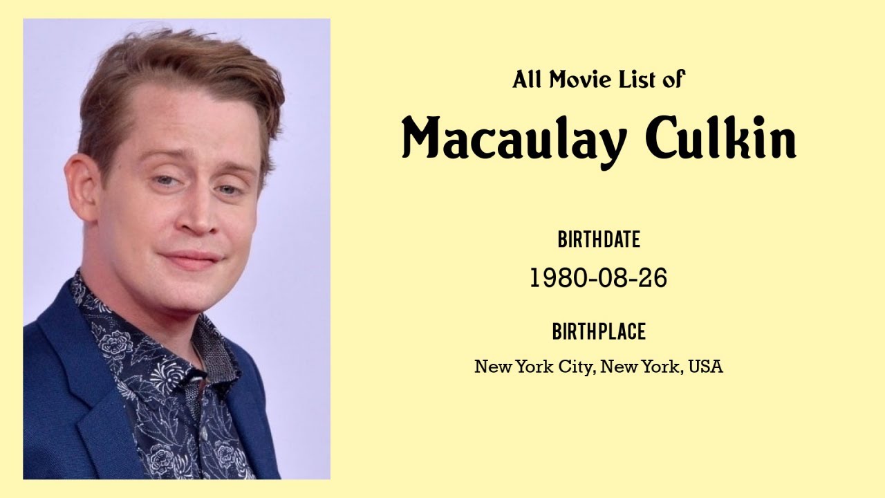 Macaulay Culkin Movies list Macaulay Culkin| Filmography of Macaulay ...
