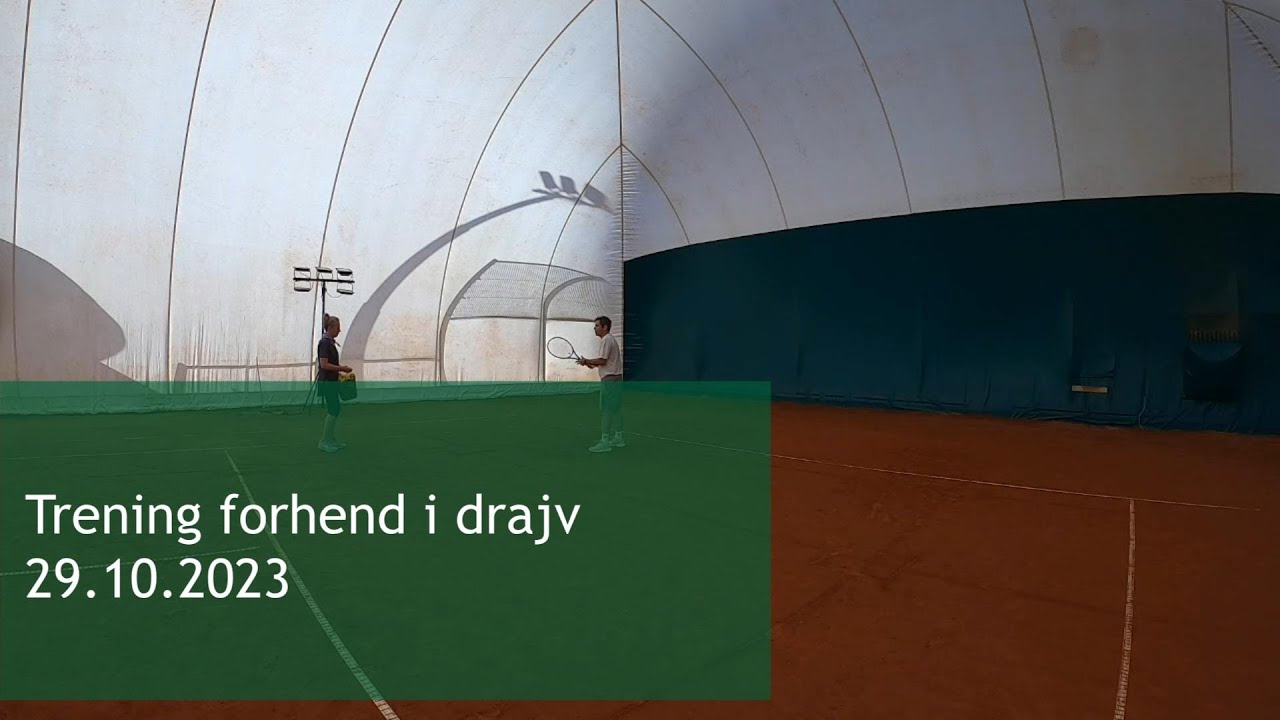 Trening forhend i drajv 20231029 - YouTube