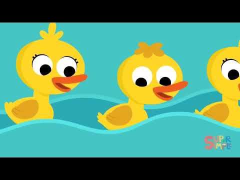 Six Little Ducks ｜ Kids No Music Rhymes ｜ Only vocals Без Музыки Для ...