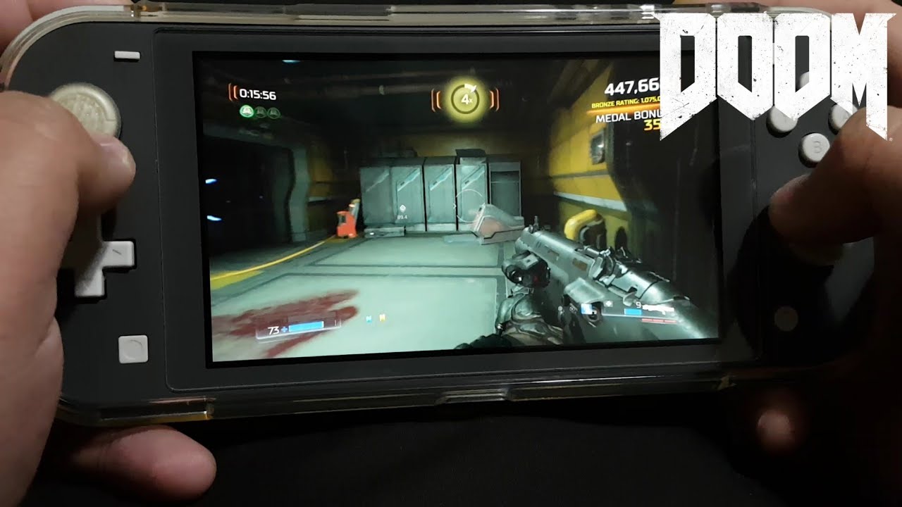 Doom Arcade Mode on Nintendo Switch Lite Part 35 - YouTube