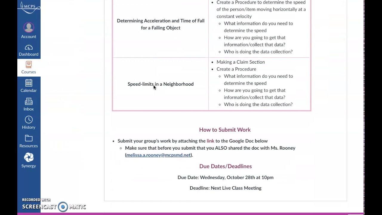 How to Upload a URL to Submit to myMCPS Classroom (Canvas) - YouTube