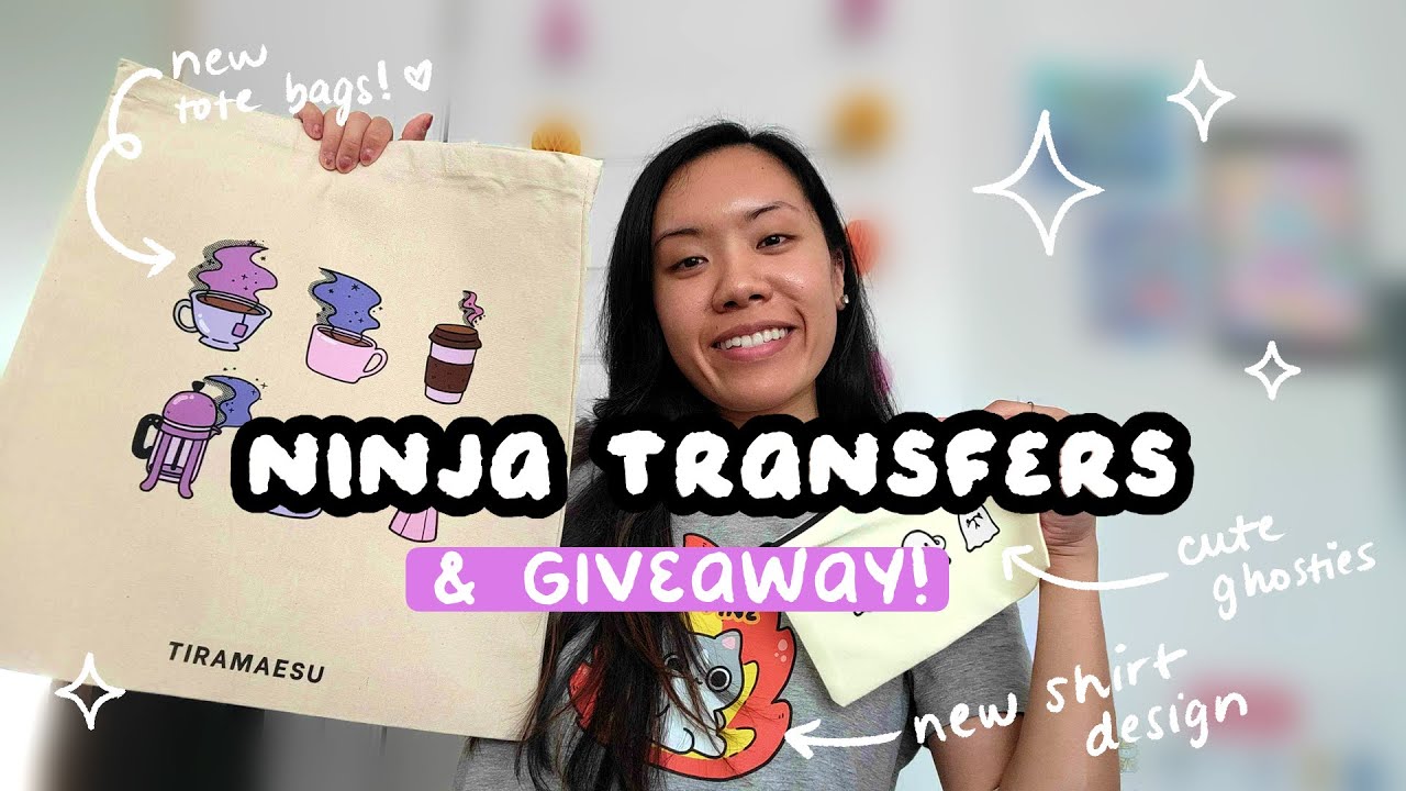 Unbox Ninja Transfers DTF to press shirts, tote bags, & pouches 🤩 ...