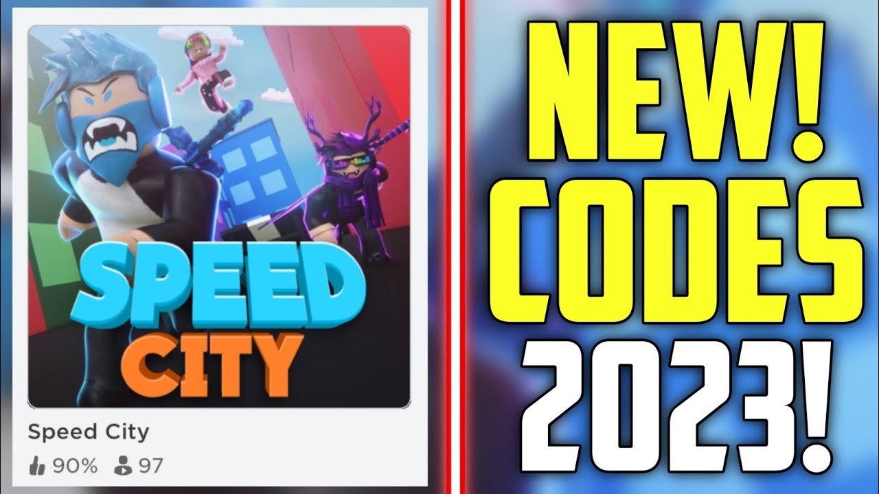 FUTURE CODES!! | *NEW* ROBLOX SPEED CITY CODES 2023! - YouTube