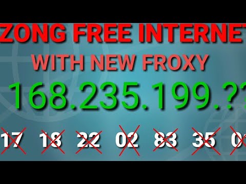 Zong free internet 2018 with new proxy
